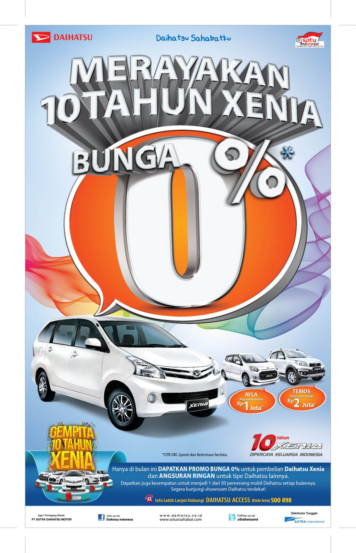 PAKET XENIA BUNGA 0% | Daihatsu Jember